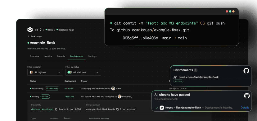 Koyeb: Push code to production, everywhere, in minutes