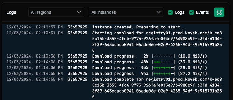 Koyeb: High-performance Infrastructure for APIs, Inference, and Databases