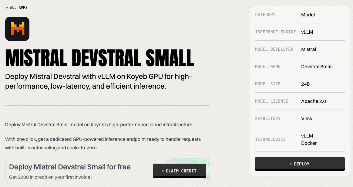 Koyeb: High-performance Infrastructure for APIs, Inference, and Databases
