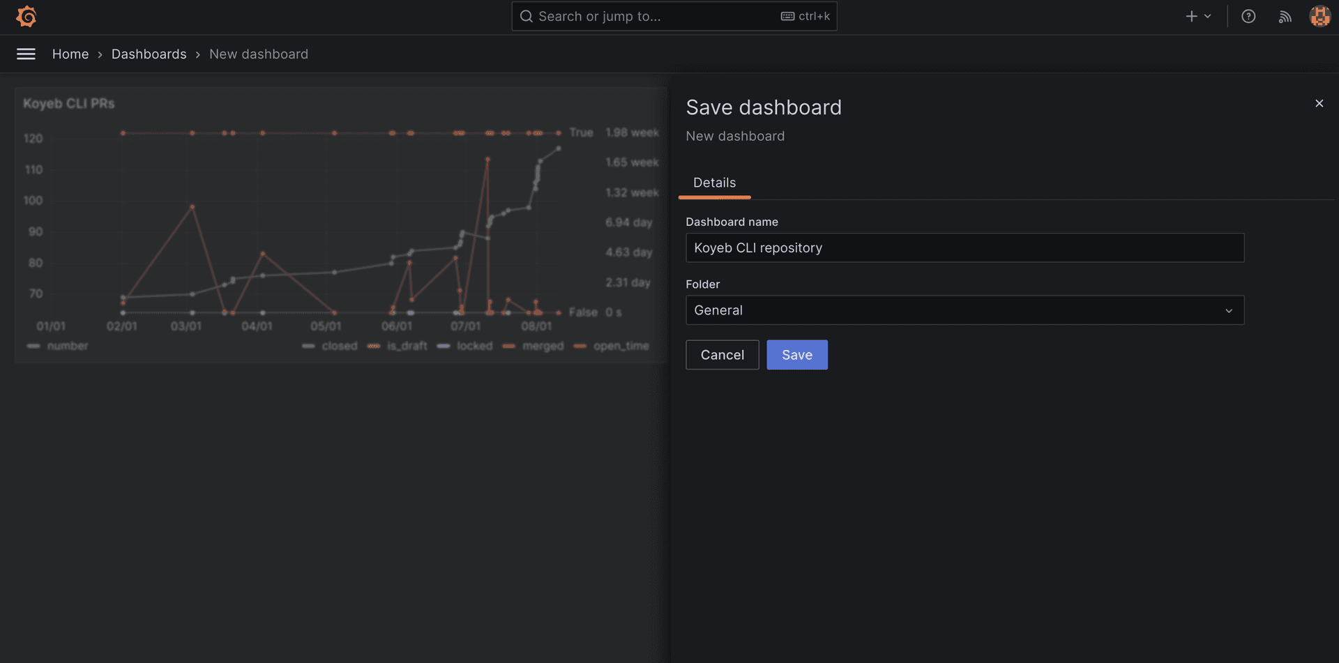 Deploy Grafana on Koyeb and Build a Dashboard to Visualize GitHub Data