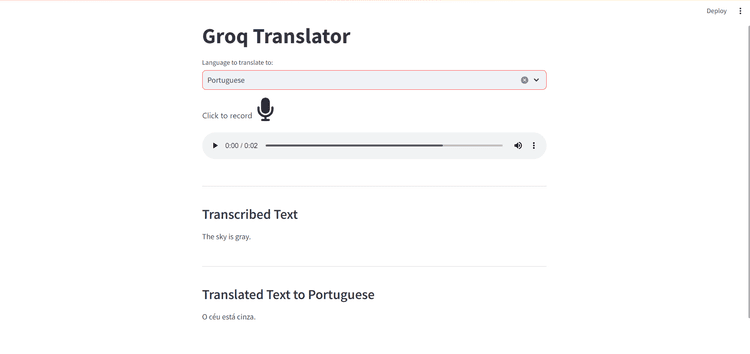 Using Groq to Build a Real-Time Language Translation App