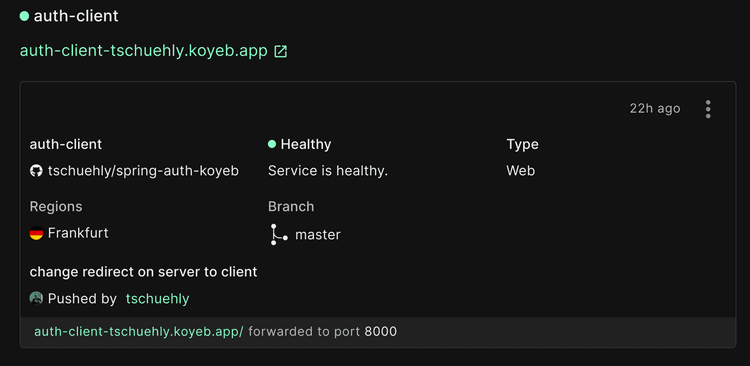 Using Spring Authorization Server as an Auth Solution on Koyeb
