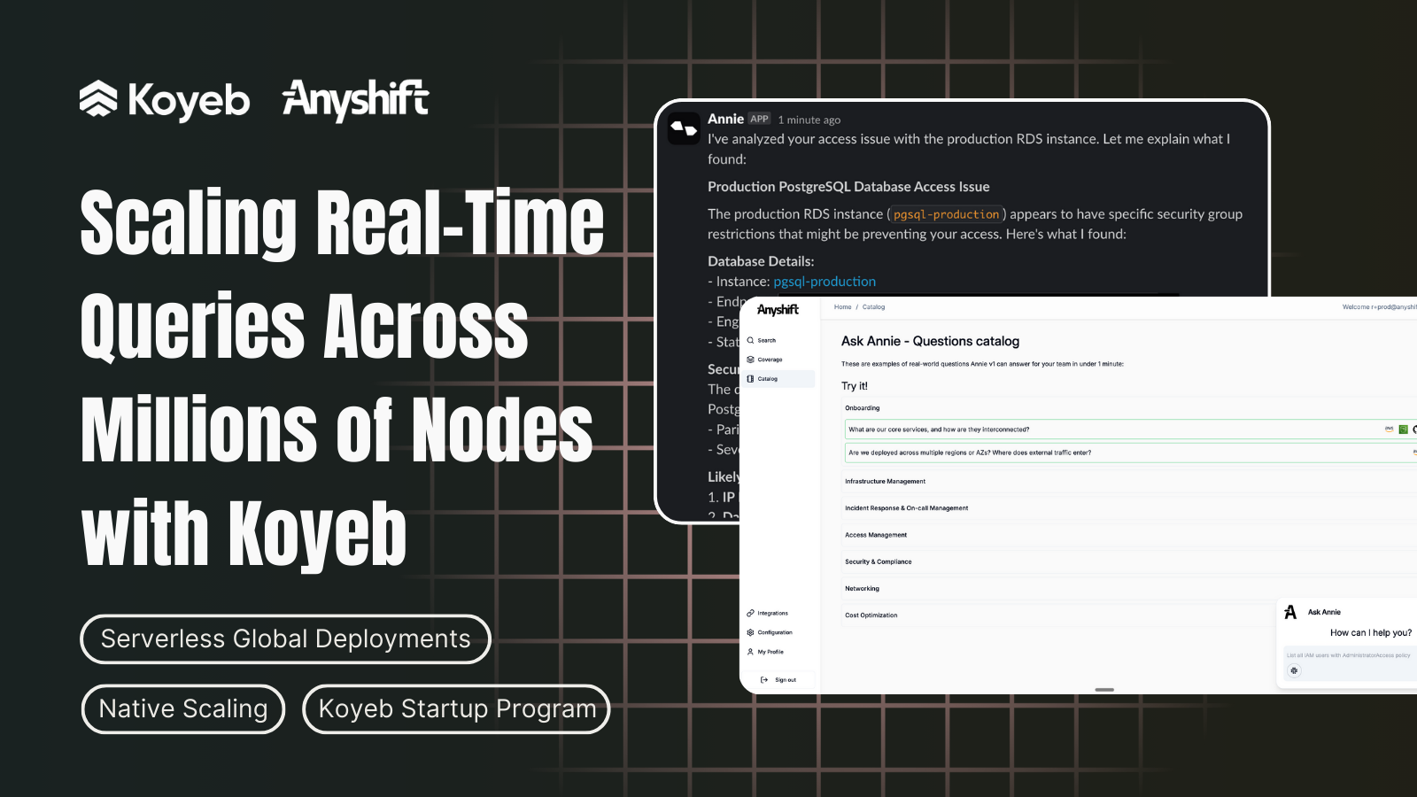 How Anyshift Scales Real-Time Queries Across Millions of Nodes with Koyeb - Koyeb